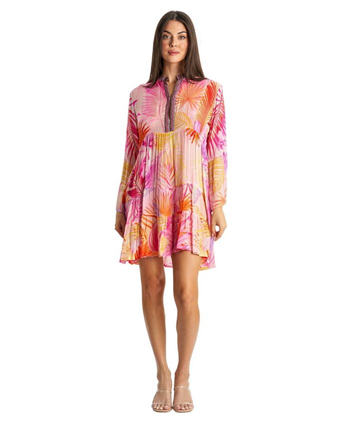 La Moda Clothing Women's Short collared dress - Macy's