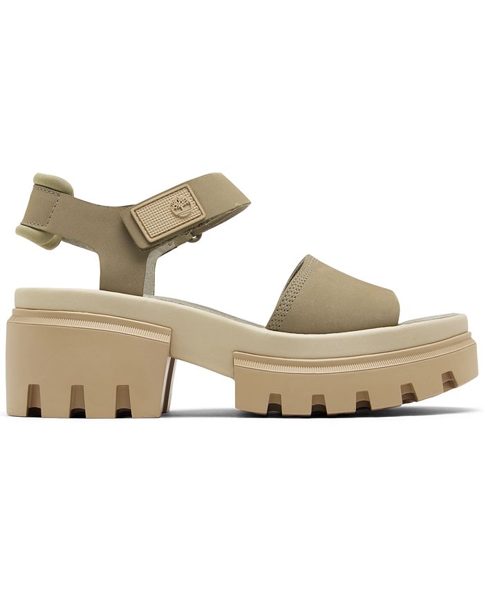 Timberland Women's Everleigh Ankle Strap Sandals from Finish Line - Macy's