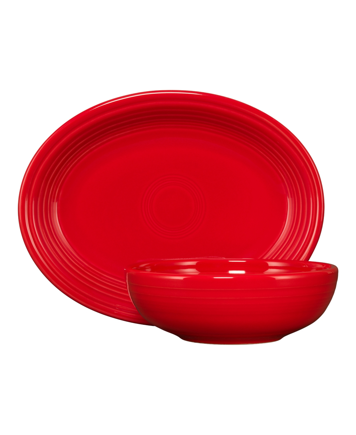 Click here for Fiesta Serve Set  Set of 2 - Scarlet prices