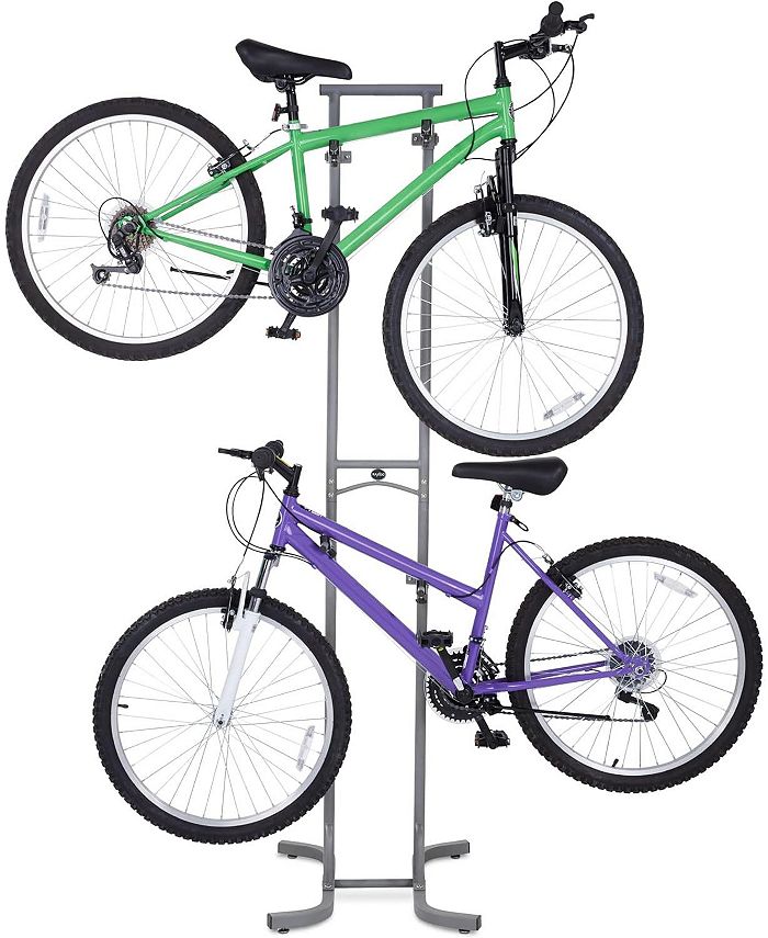 Raxgo Freestanding Bike Stand, 2 Bicycle Stand with Adjustable Height ...