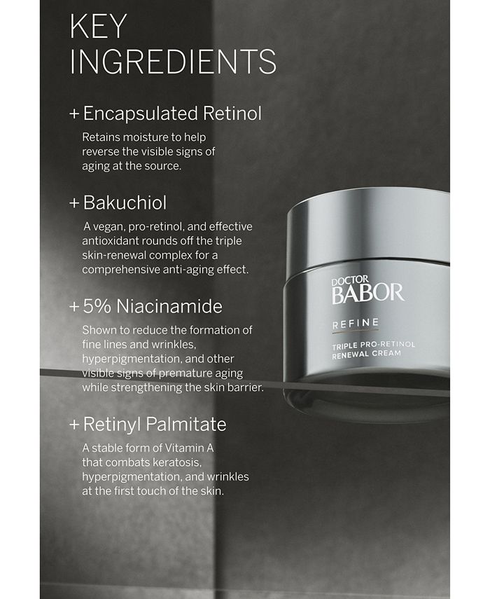 BABOR Triple Pro-Retinol Renewal Cream, 1.69oz - Macy's