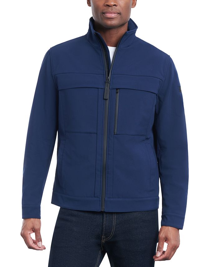 Michael Kors Men's Dressy Full-Zip Soft Shell Jacket - Macy's