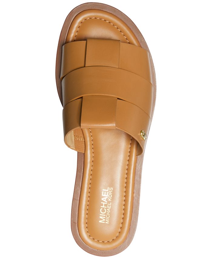 Michael Kors Women's Ryland Slide Flat Sandals - Macy's