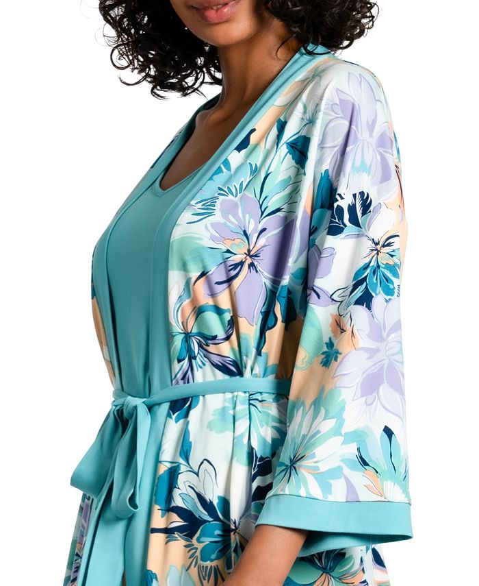 Linea Donatella Women's 3-Pc. Perrine Travel Sleep Set - Macy's