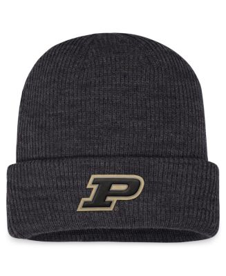 Men's Top of the World Charcoal Purdue Boilermakers Sheer Cuffed Knit ...