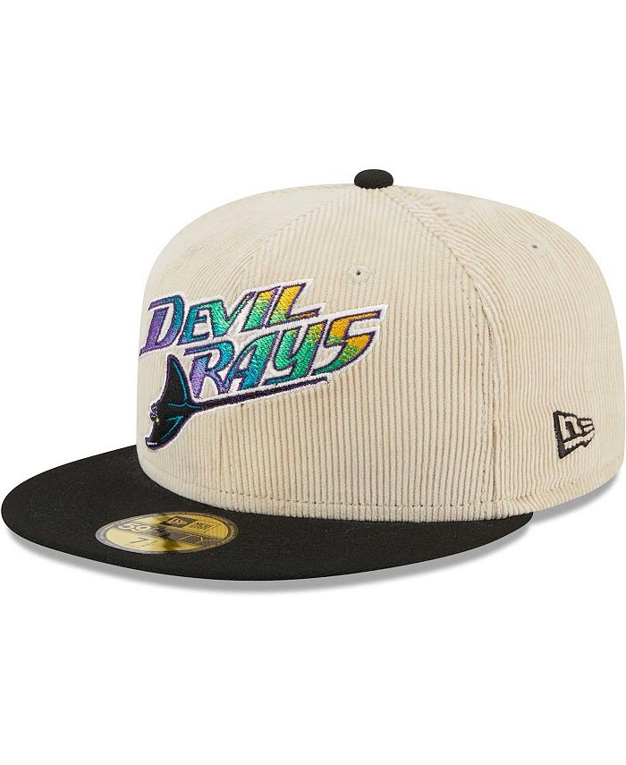 New Era Men's White Tampa Bay Rays Corduroy Classic 59FIFTY Fitted Hat ...