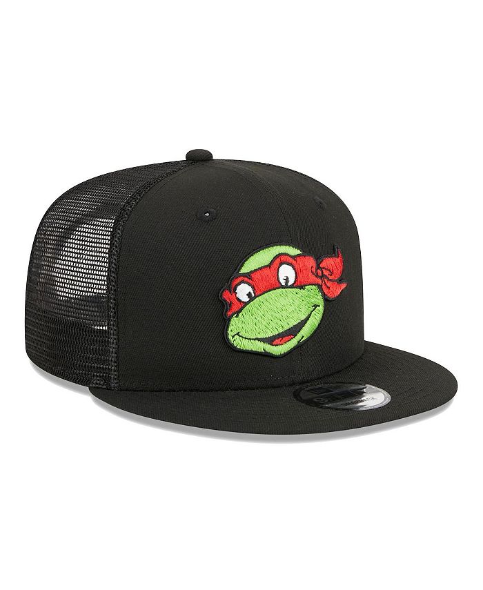 New Era Men's Black Teenage Mutant Ninja Turtles Happy Raphael Trucker ...
