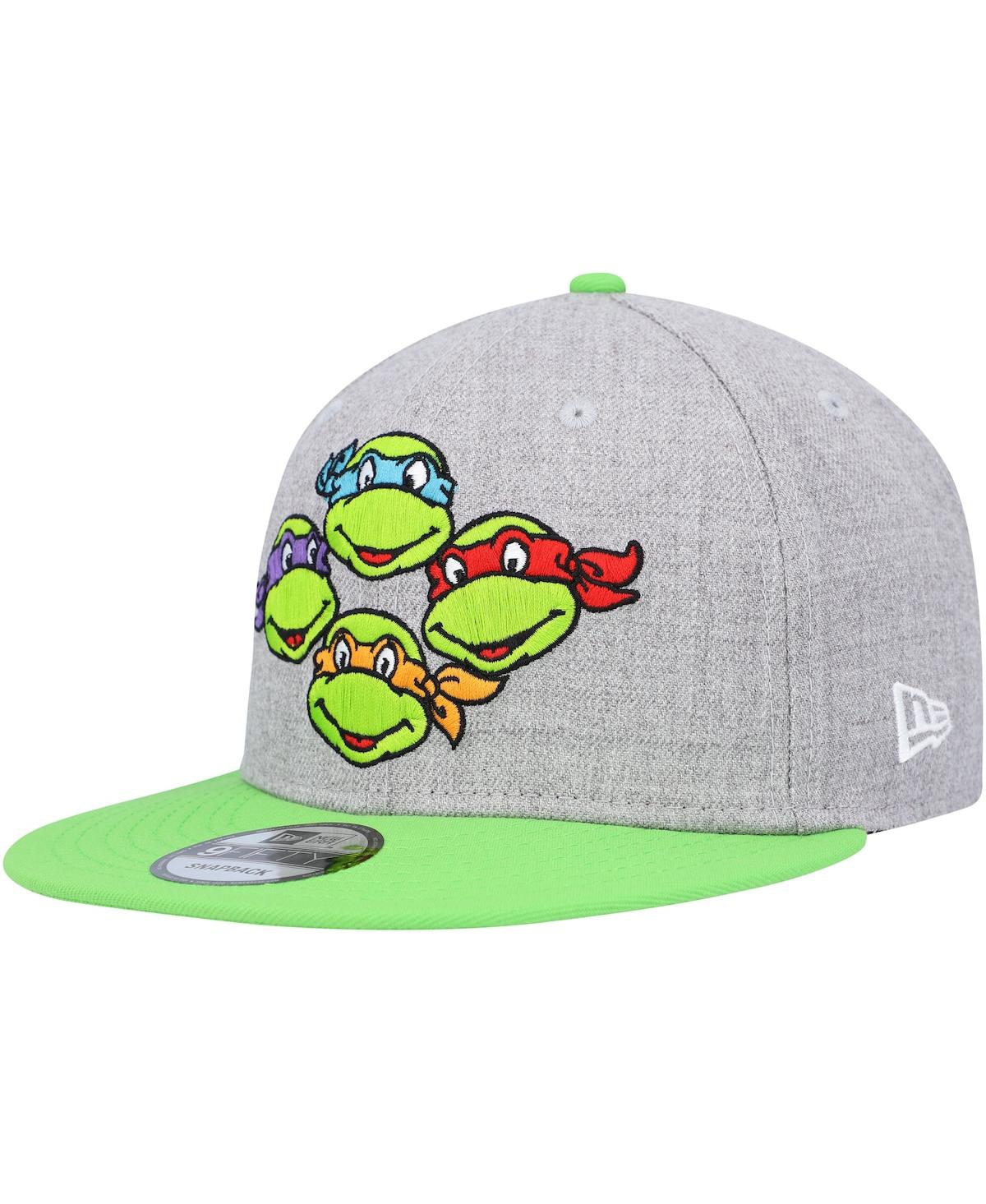 Click here for Mens New Era Heather Gray  Neon Green Teenage Muta... prices
