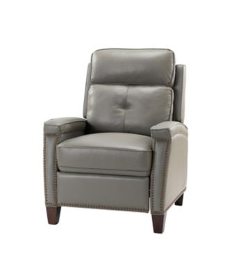 Sickel Modern Manual Recliner with Nailhead Trim - Macy's
