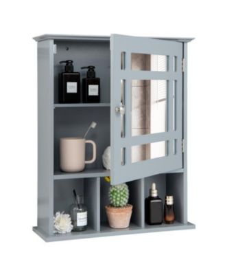 Wall Mounted and Mirrored Bathroom Cabinet - Macy's