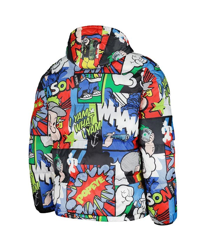 Reason Men's and Women's Popeye Puffer Full-Zip Jacket - Macy's