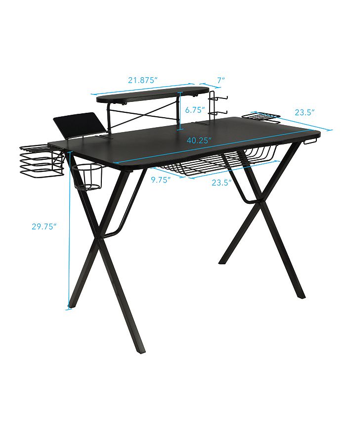 Simplie Fun Atlantic Gaming Desk Pro - Macy's