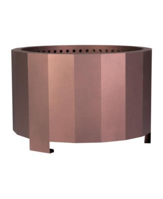 MERRICK LANE Aries Portable Steel Smokeless Wood Burning Outdoor ...