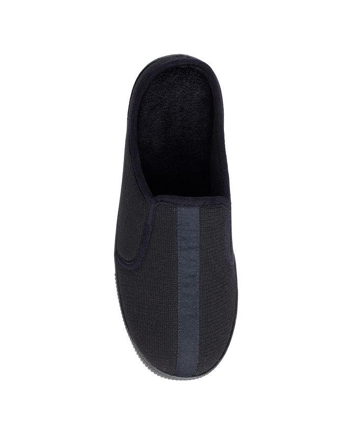Isotoner Men's Textured Knit Kai Clog Slippers with Gel-Infused Memory ...