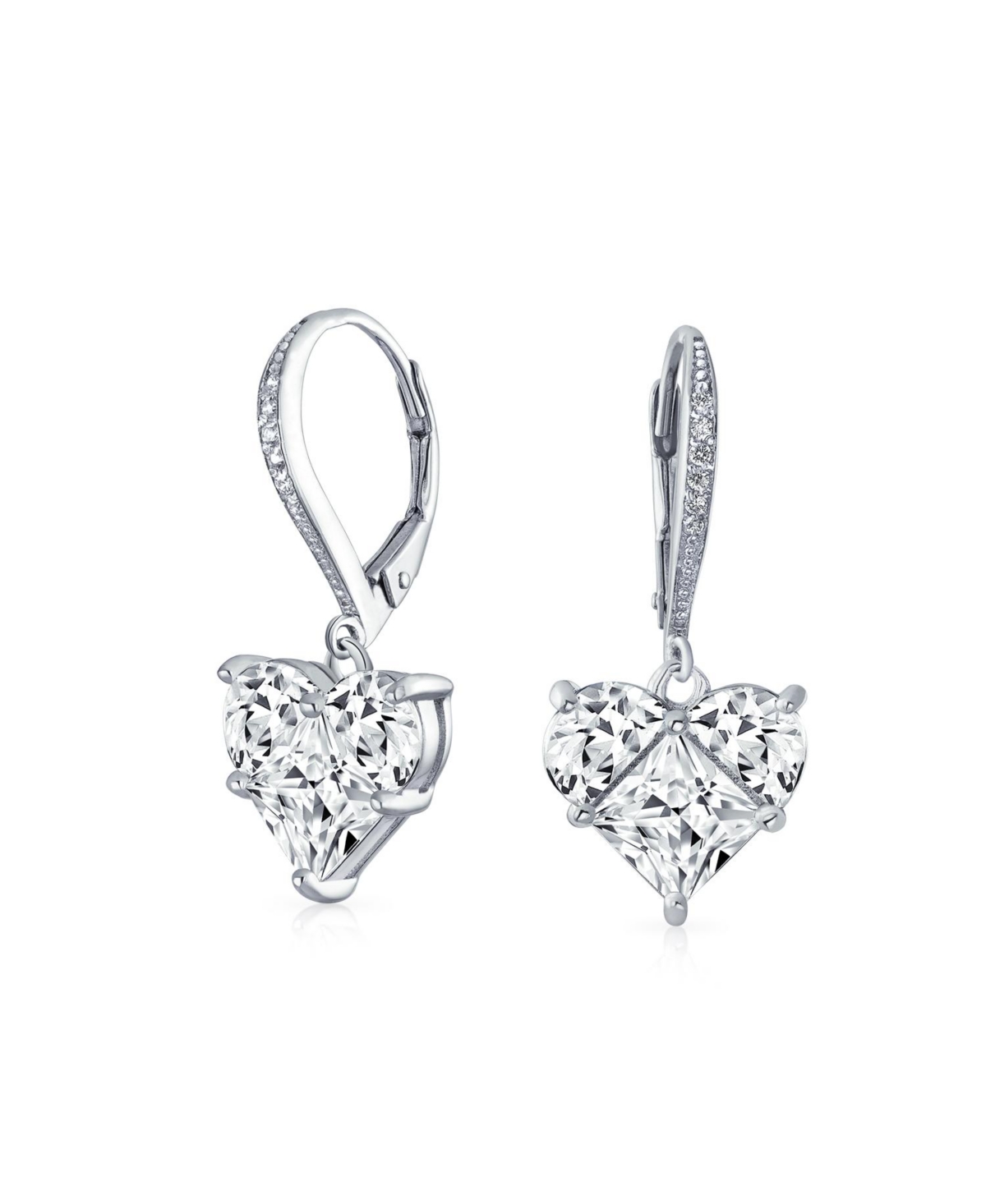 Click here for Bling Jewelry 4CT Cz Red Heart Shaped Cubic Zircon... prices