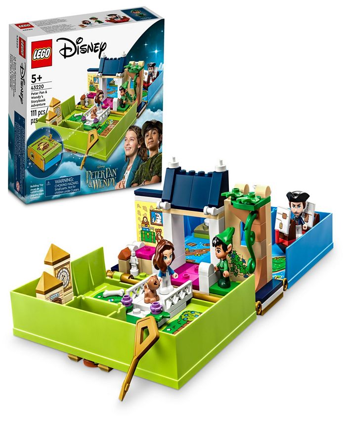 LEGO® Disney 43220 Classic Peter Pan & Wendy's Storybook Adventure Toy ...