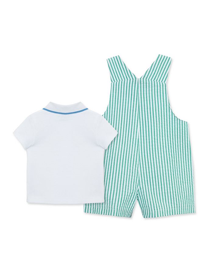 Little Me Baby Boys Shortall Set - Macy's