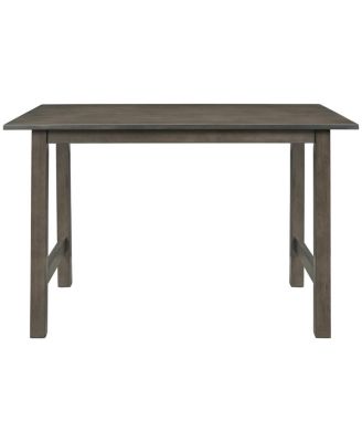 Simplie Fun Farmhouse Wood Dining Table For 4, Kitchen Table For Small ...