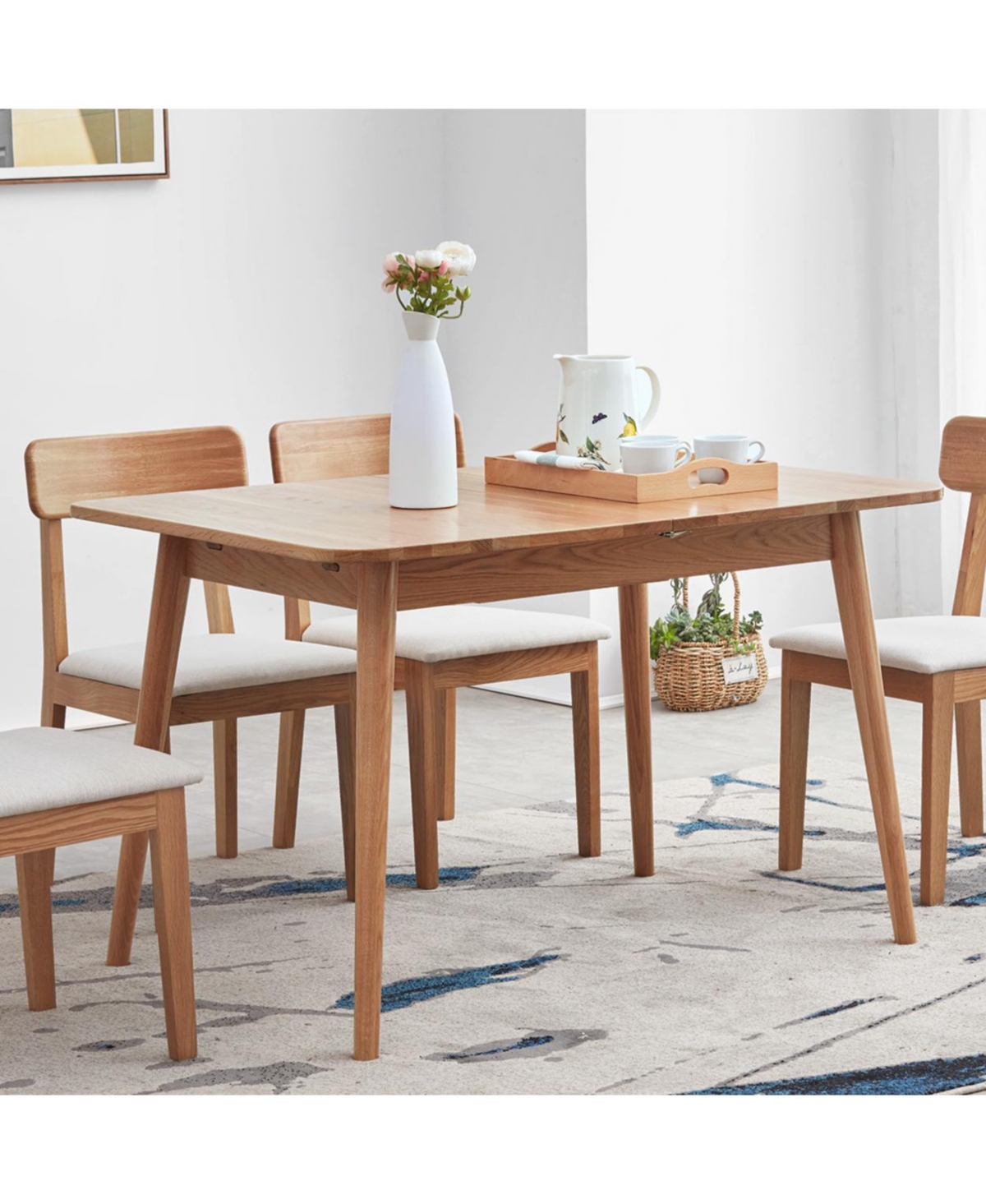 Click here for Streamdale Solid Oak Round Dining Table for 6-8 Pe... prices
