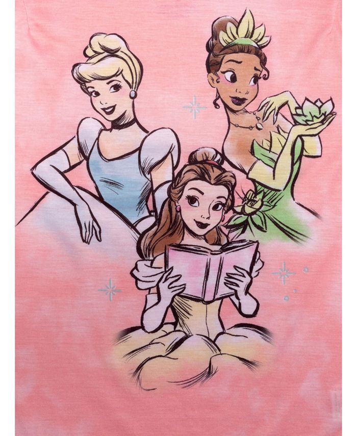 Disney Princess Little Girls Short Set Pajamas, 2-Piece - Macy's