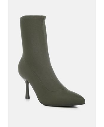 London Rag zudio solid mid heel sock boots - Macy's