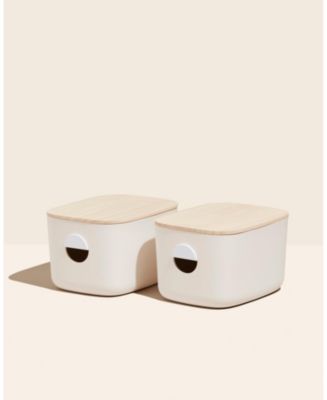 Open Spaces Medium Storage Bins - Set of 2 - Macy's