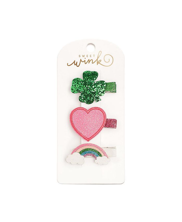 Sweet Wink Child Girl Lucky Charm St. Patrick's Day Clip Set - Macy's
