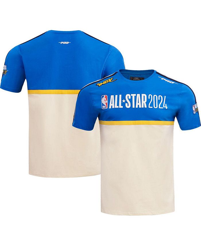 Pro Standard Men's and Women's Cream 2024 NBA All-Star Game Chenille T ...