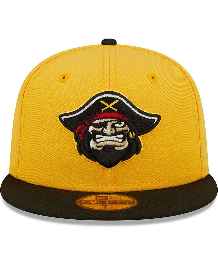 New Era Men's Yellow Bradenton Marauders Authentic Collection 59FIFTY ...