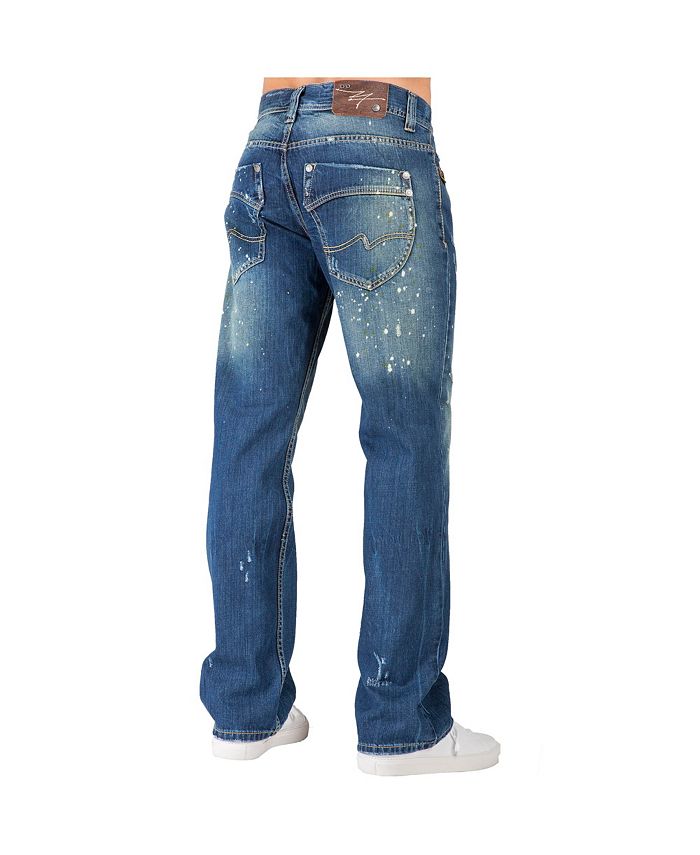 Level 7 Men's Relaxed Straight Handcrafted Wash Premium Denim Signature ...