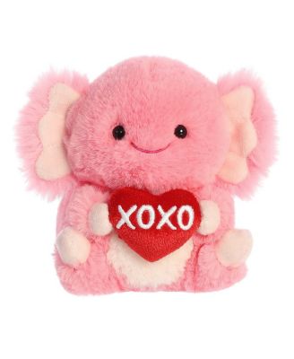 Aurora Mini XOXO Axolotl Rolly Pet Lovely Plush Toy Pink 5" - Macy's