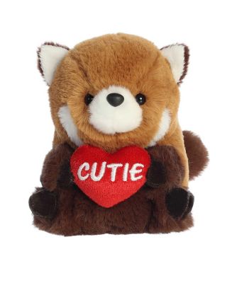 Aurora Mini Cutie Red Panda Rolly Pet Lovely Plush Toy Brown 5" - Macy's