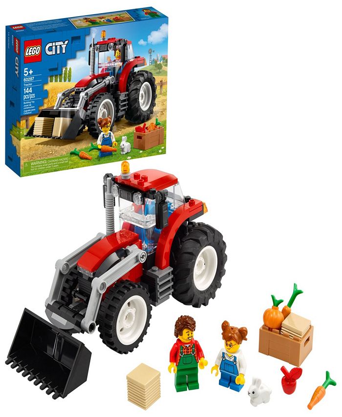 LEGO® City 60287 Tractor Toy Building Set with Farmer Minifigures - Macy's