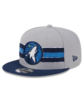 Men's New Era Gray Minnesota Timberwolves Chenille Band 9FIFTY Snapback ...