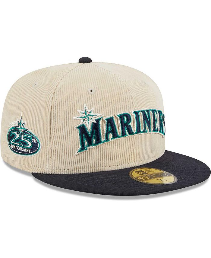 New Era Men's White Seattle Mariners Corduroy Classic 59FIFTY Fitted ...