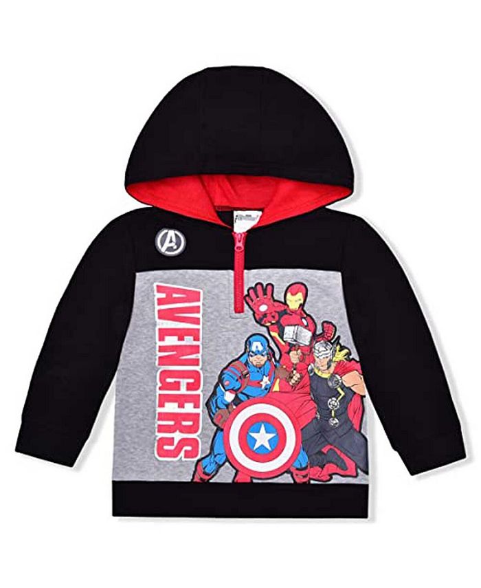 Children's Apparel Network Little Boys and Girls Black The Avengers ...
