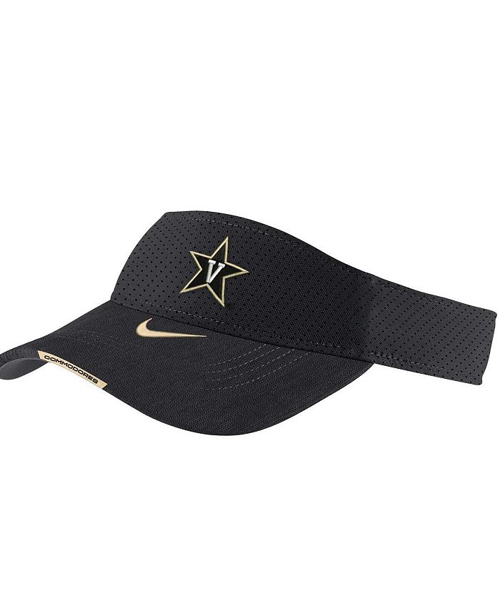 Nike Men's Black Vanderbilt Commodores Sideline Performance Visor - Macy's