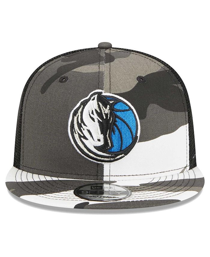 New Era Men's Camo Dallas Mavericks Snow Camo Meshback 9FIFTY Snapback ...