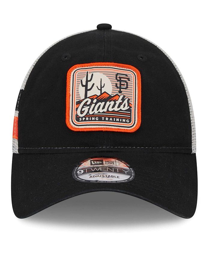 New Era Men's Black, White San Francisco Giants Spring Training Striped ...