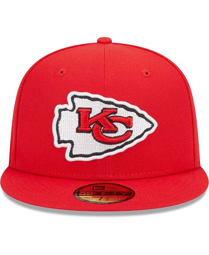 New Era Men's Red Kansas City Chiefs Camo Undervisor 59FIFTY Fitted Hat ...