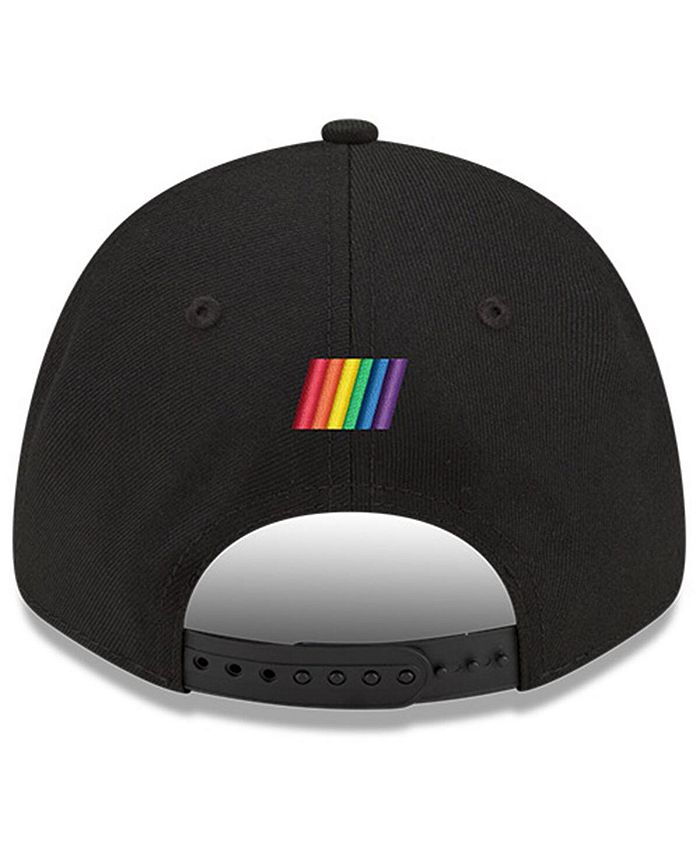 New Era Men's Black NASCAR YAAASCAR Pride 9FORTY Snapback Adjustable ...