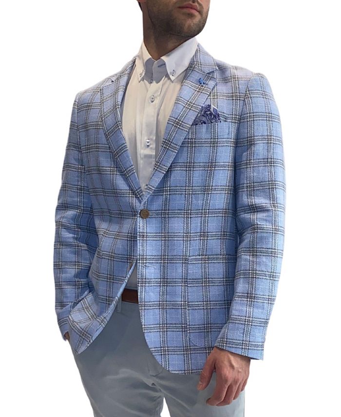 Tailorbyrd Windowpane Plaid Sport coat - Macy's