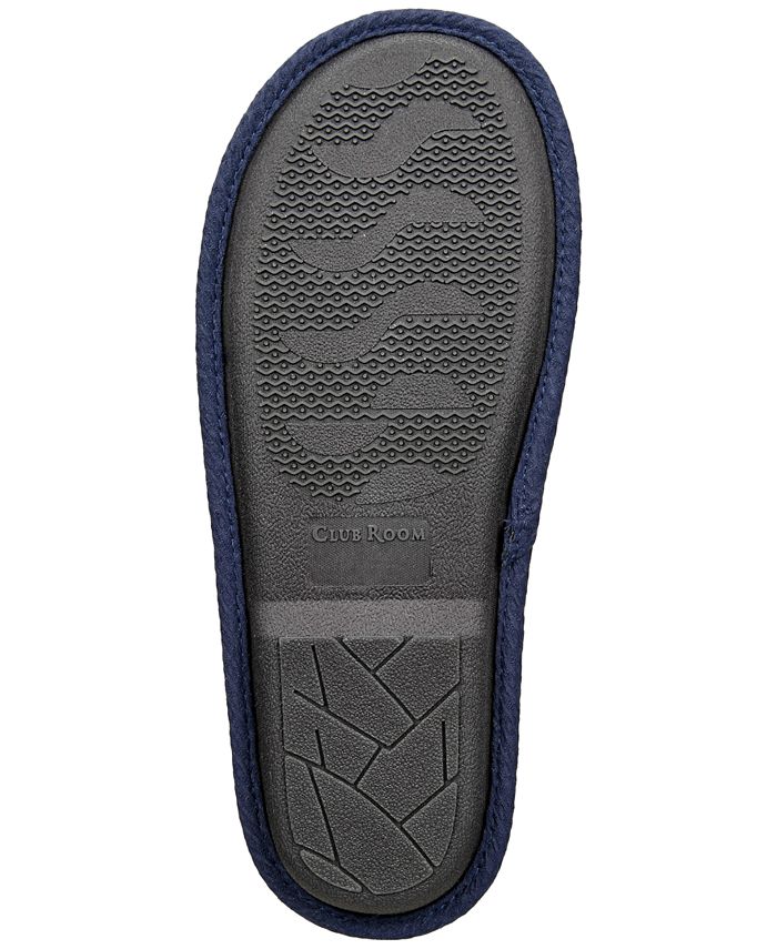 Club Room Men's Best Dad Embroidered Slippers, Created for Macy's - Macy's