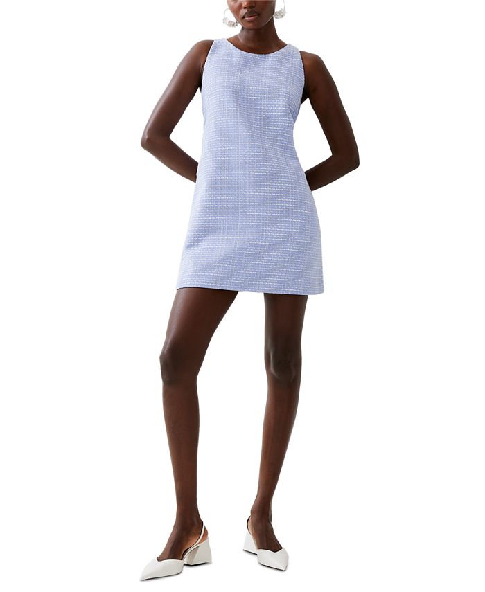 French Connection Women's Effie Bouclé Shift Dress - Macy's