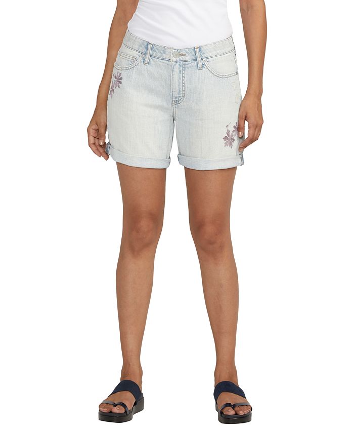 JAG Women's Alex Mid Rise Boyfriend Shorts - Macy's