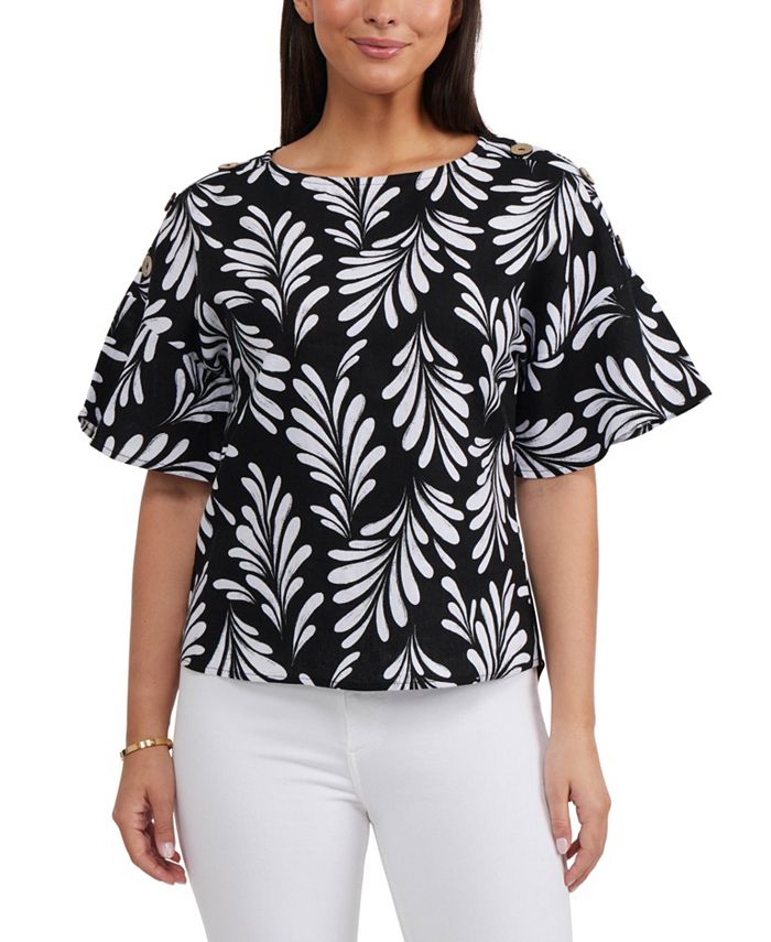 Ellen Tracy Women's Short sleeve Top - Macy's