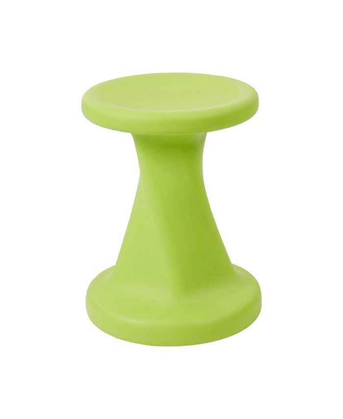 ECR4Kids Twist Wobble Stool, 18in Seat Height, Hunter Green - Macy's