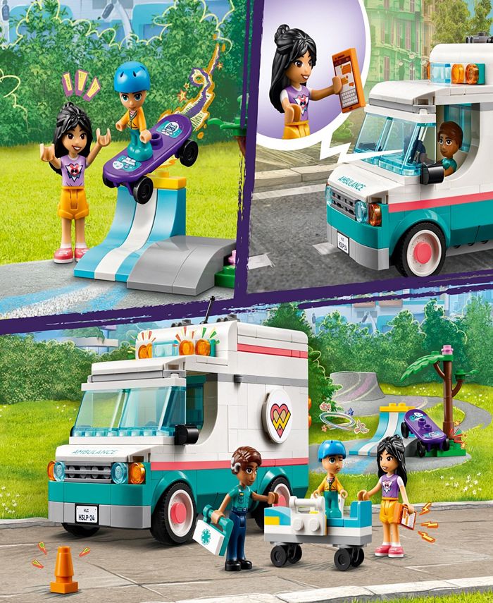 LEGO® Friends Heartlake City Hospital Ambulance 42613, 344 Pieces - Macy's