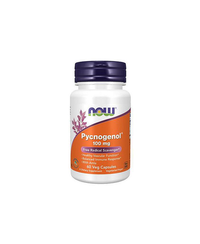 NOW Foods Pycnogenol, 100 mg, 60 Veg Caps - Macy's