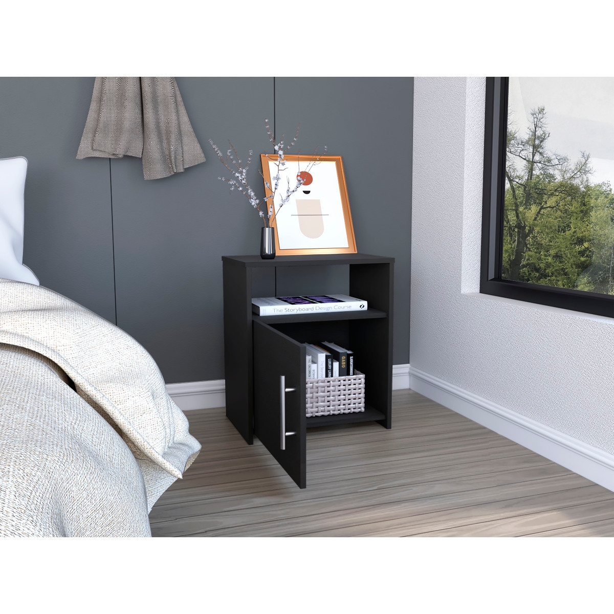 Click here for Simplie Fun Nordico Nightstand  One Shelf  Single... prices